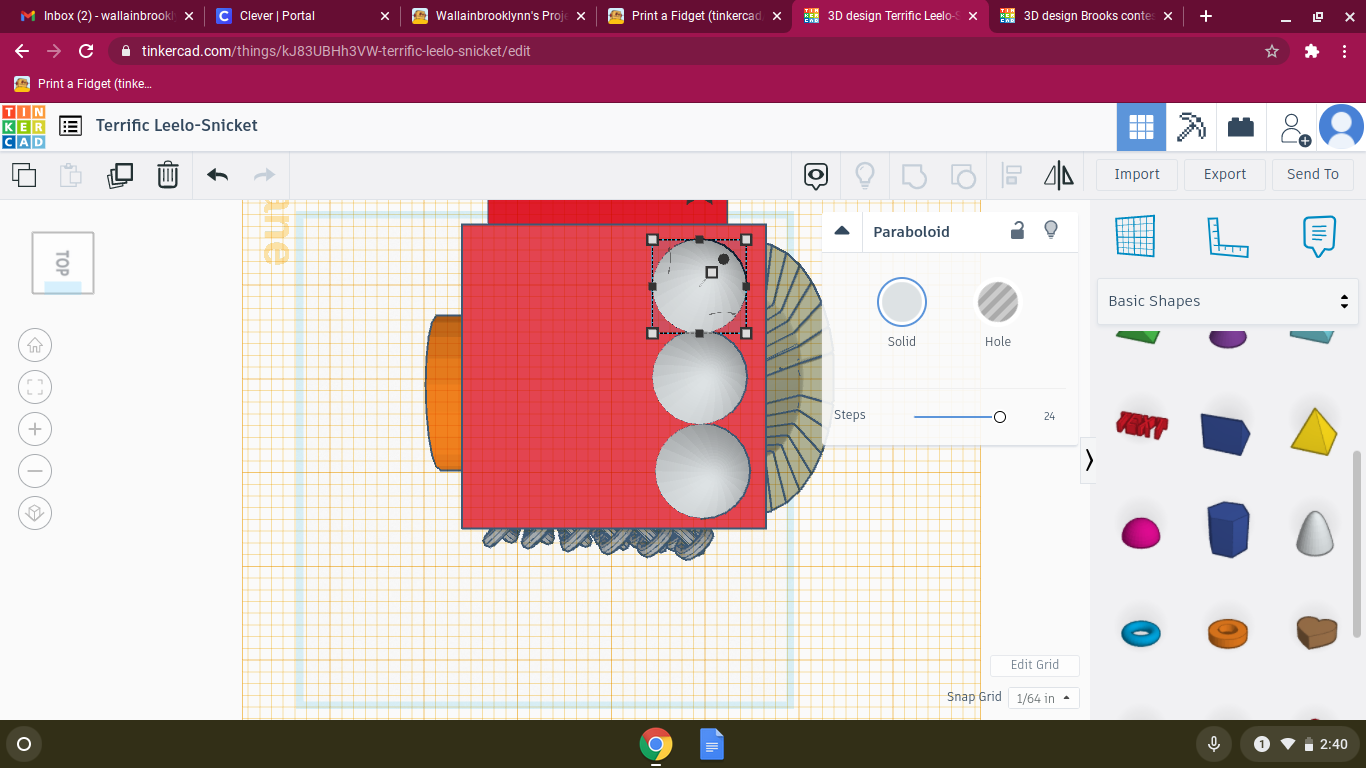 Print a Fidget (tinkercad/3-d Printing) : 45 Steps - Instructables