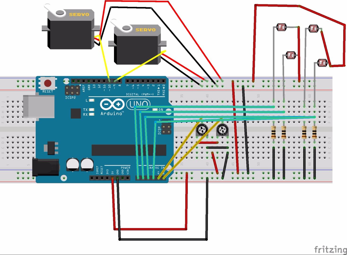 DIY Arduino Solar Tracker : 5 Steps - Instructables