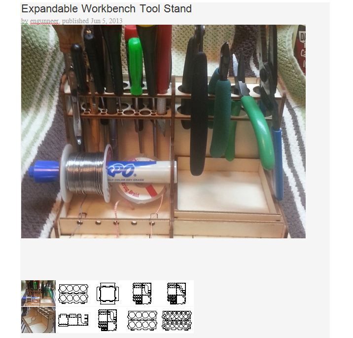 Expandable Workbench Tool Stand : 4 Steps (with Pictures) - Instructables