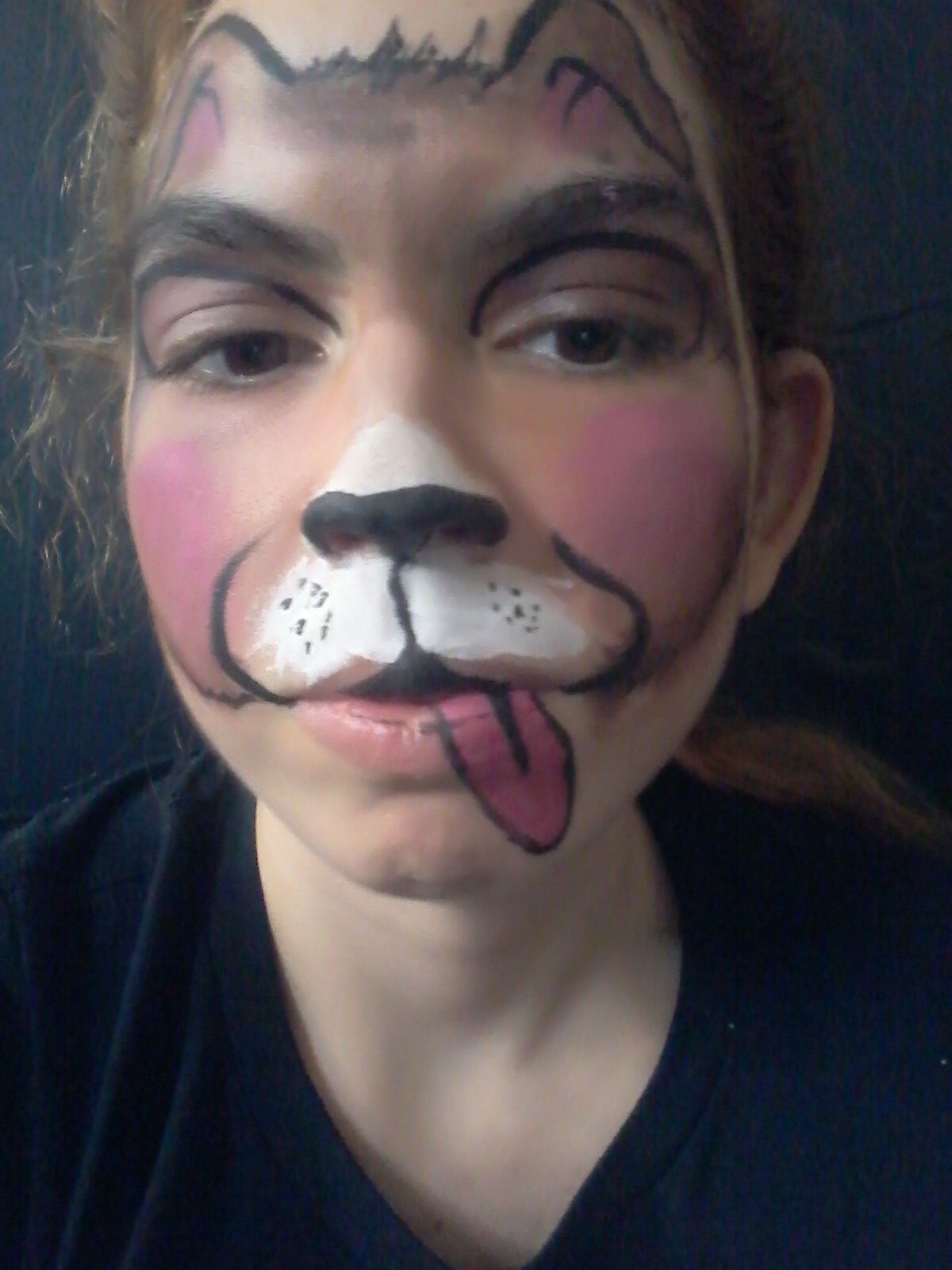 Easy Dog Face Painting