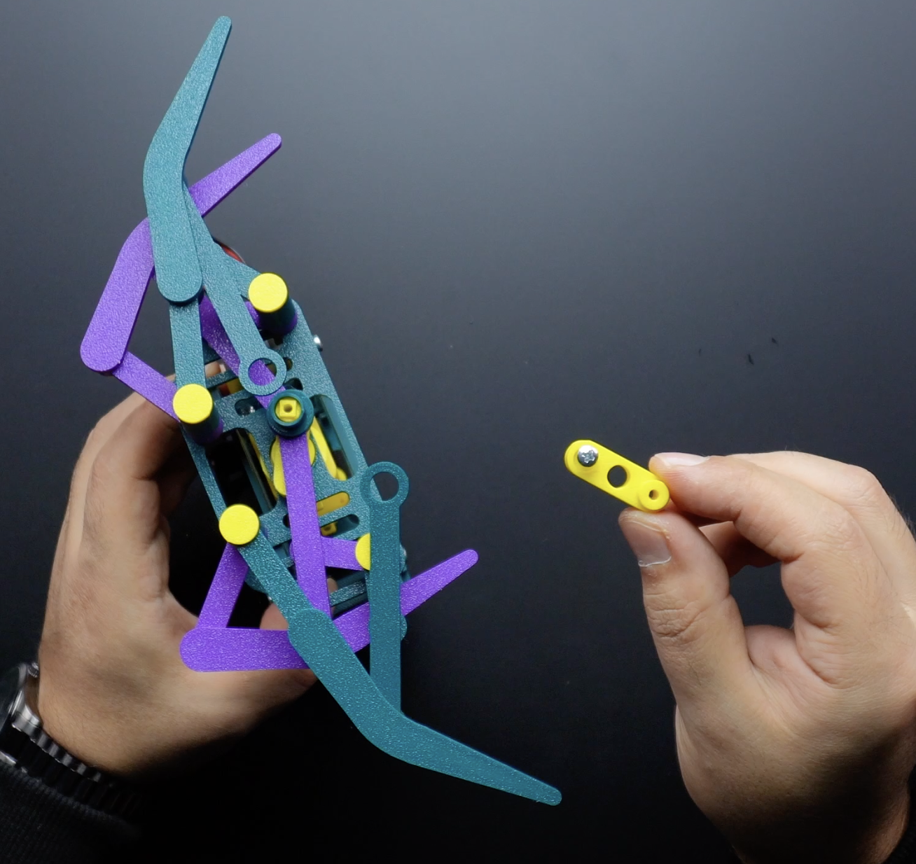 3D Printed Theo Jansen Style Octopod Robot (Arduino Based) : 7 Steps ...