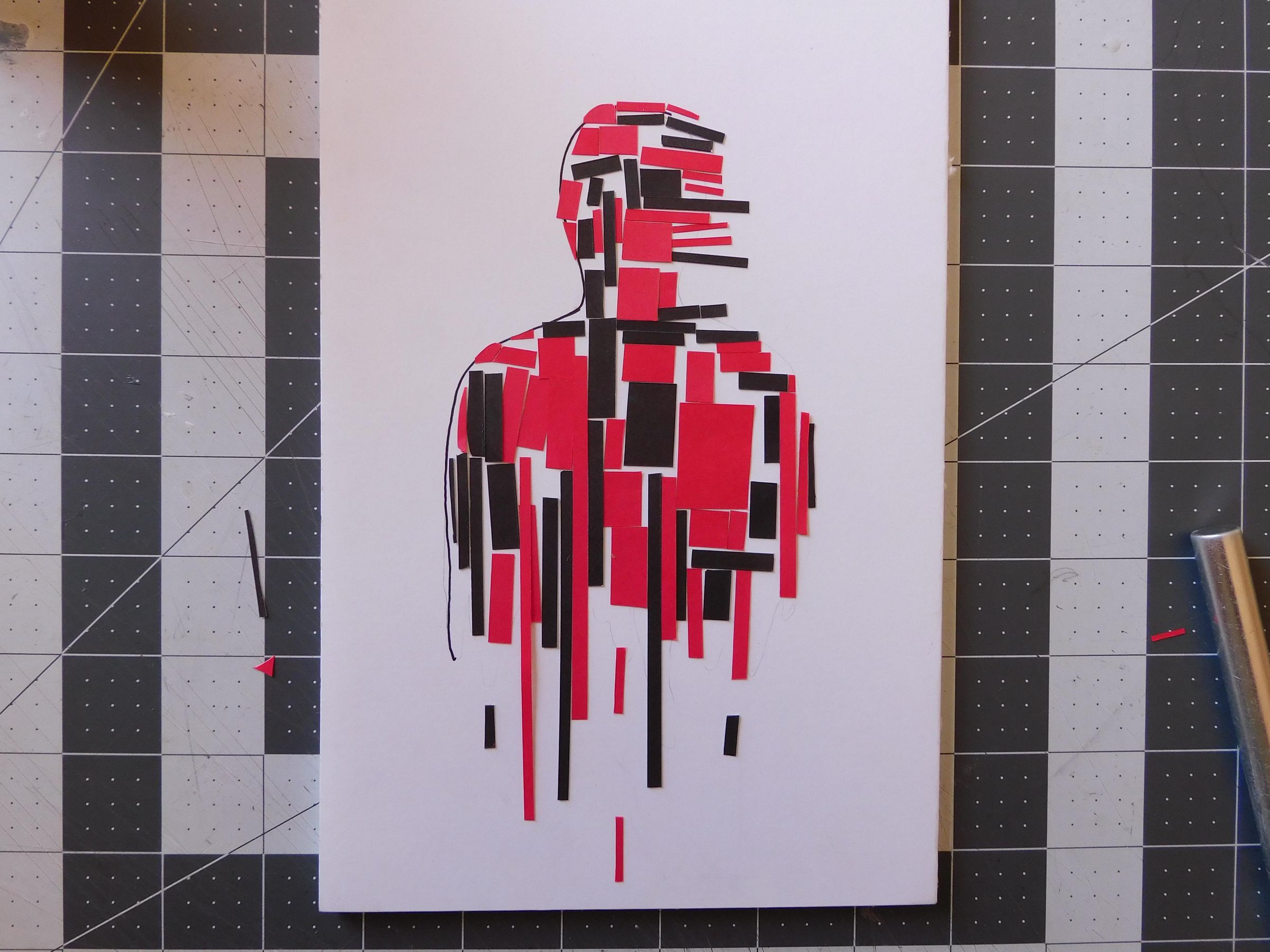 How to Make a Glitch/square Pixelated Type Art Poster for Minamalistic ...