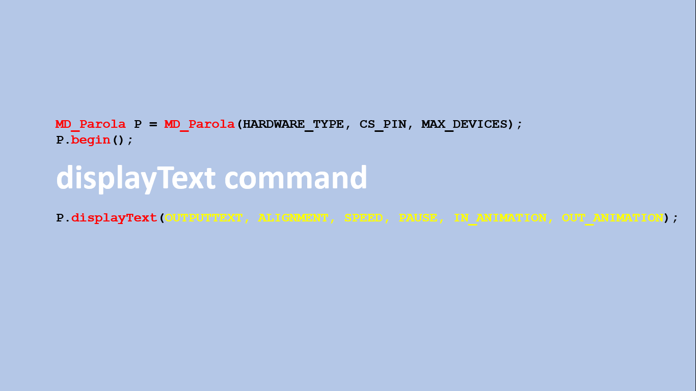 Create Text Animations on 8x8 Dot Matrixes With Parola Library for ...
