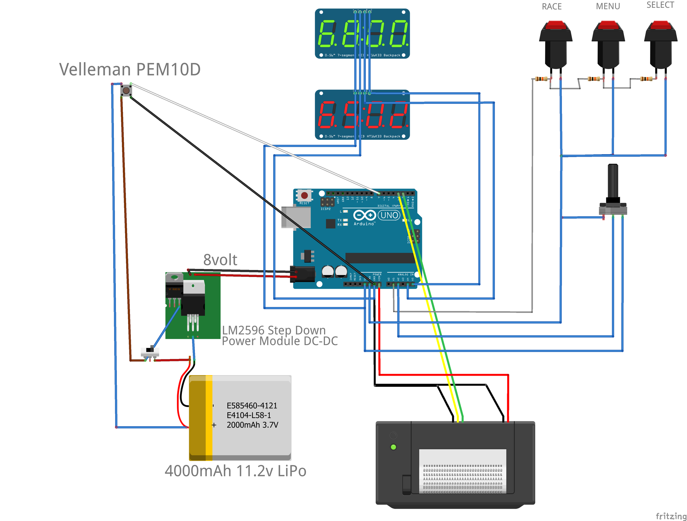 Arduino Based Lap Timer : 4 Steps (with Pictures) - Instructables