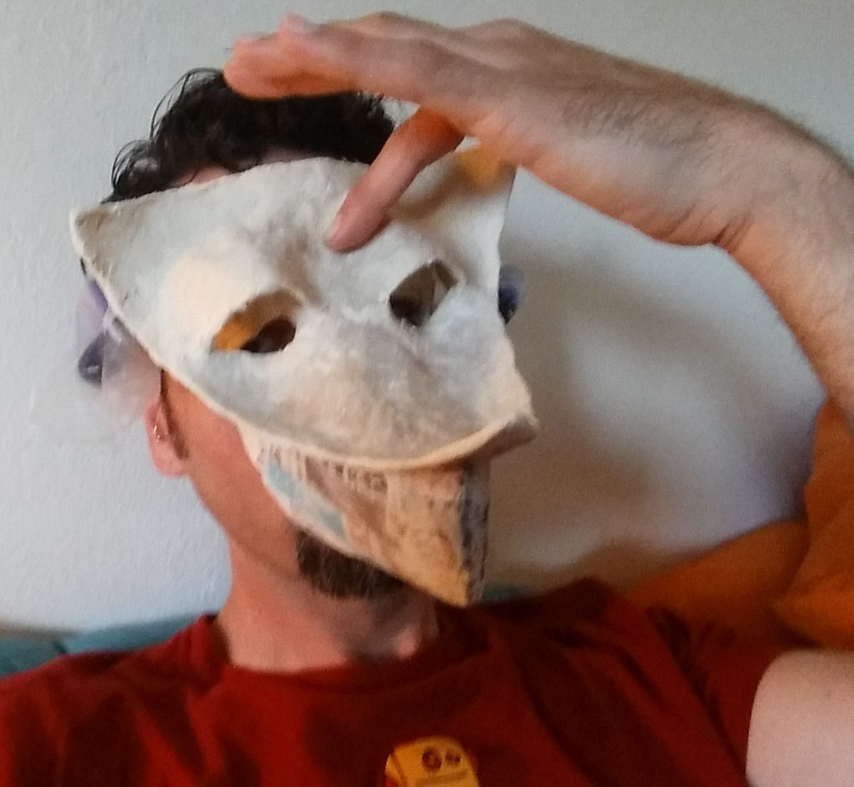 Pie in the Face Paper Mache Mask : 7 Steps (with Pictures) - Instructables
