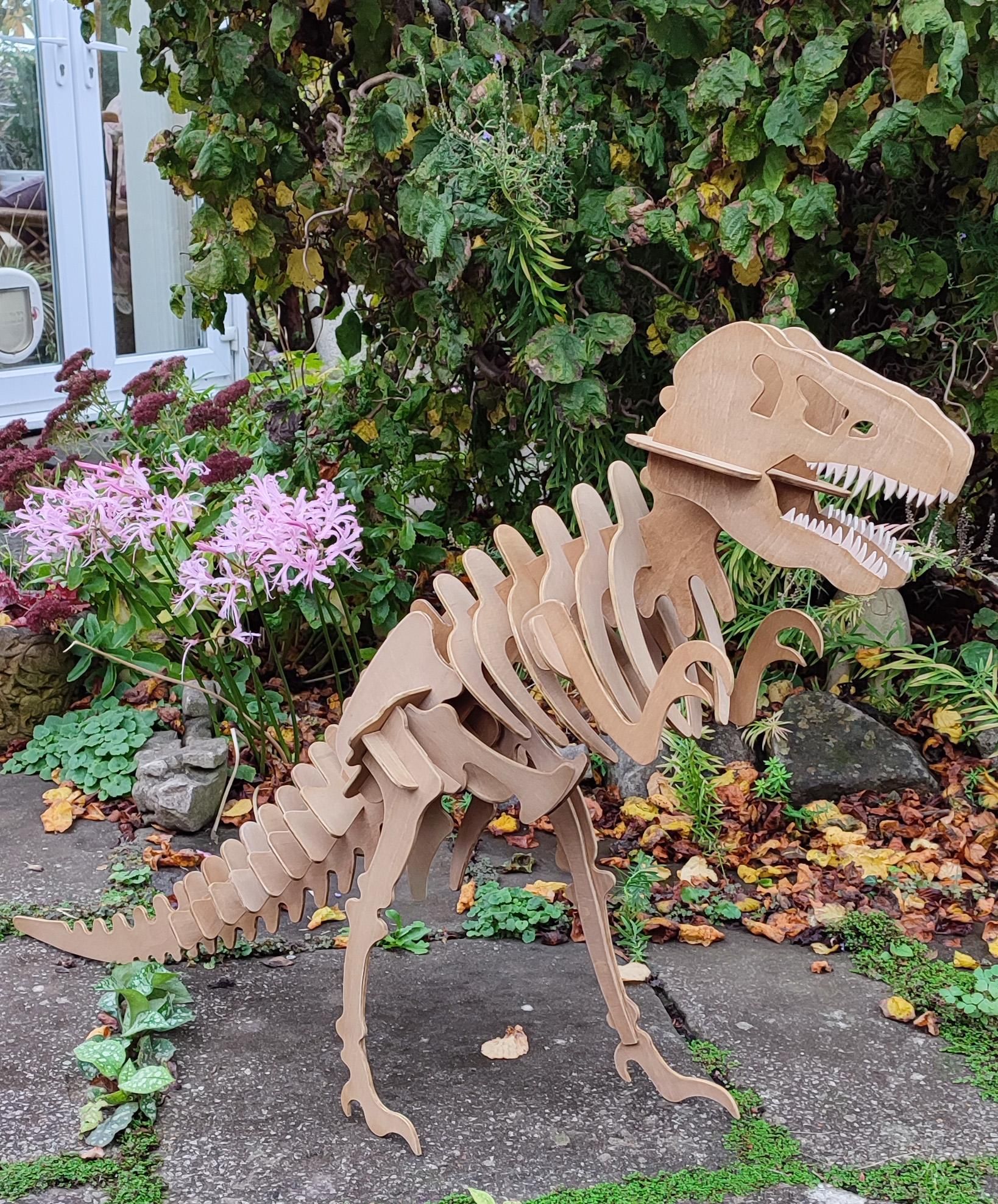 Build a 6'-0" Tall Wooden T-Rex Model : 7 Steps (with Pictures ...