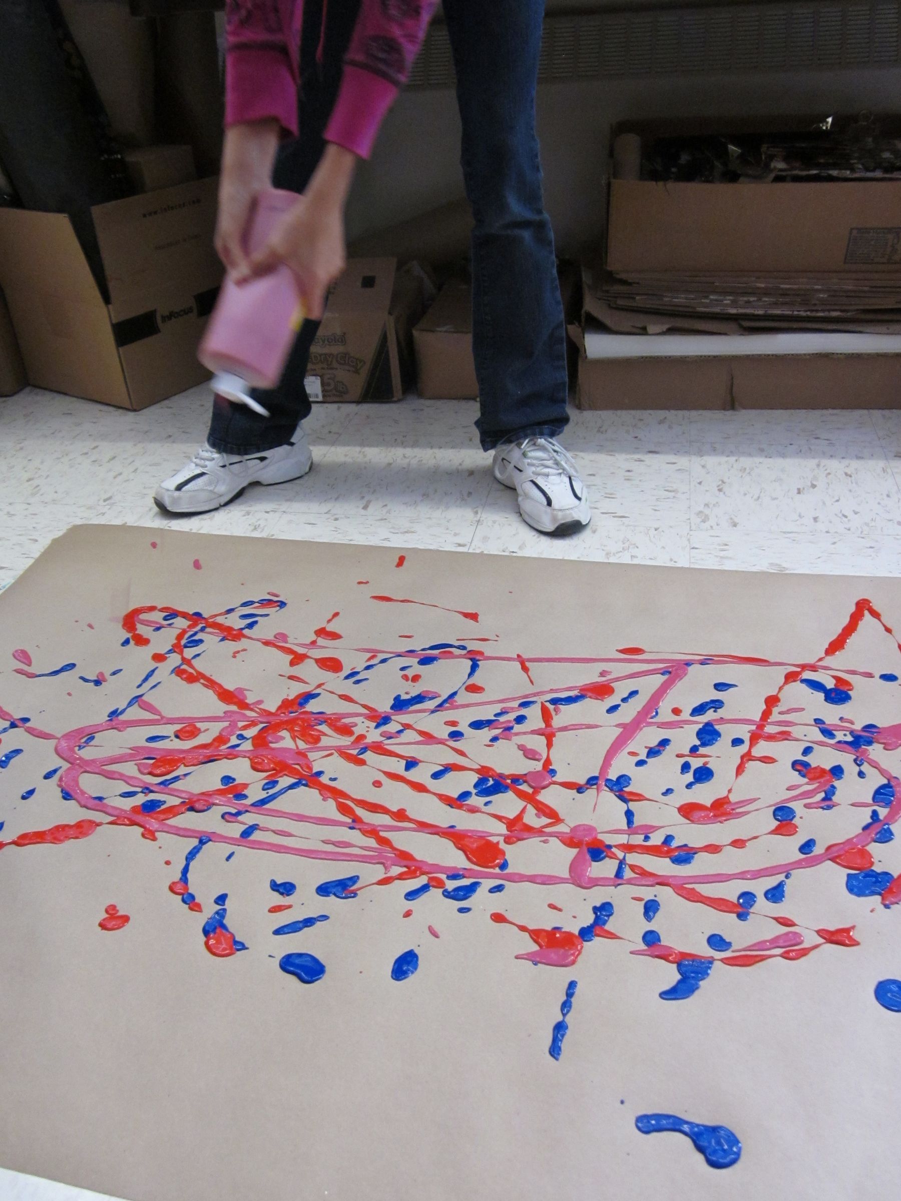 How to Create a Jackson Pollack Painting : 5 Steps - Instructables