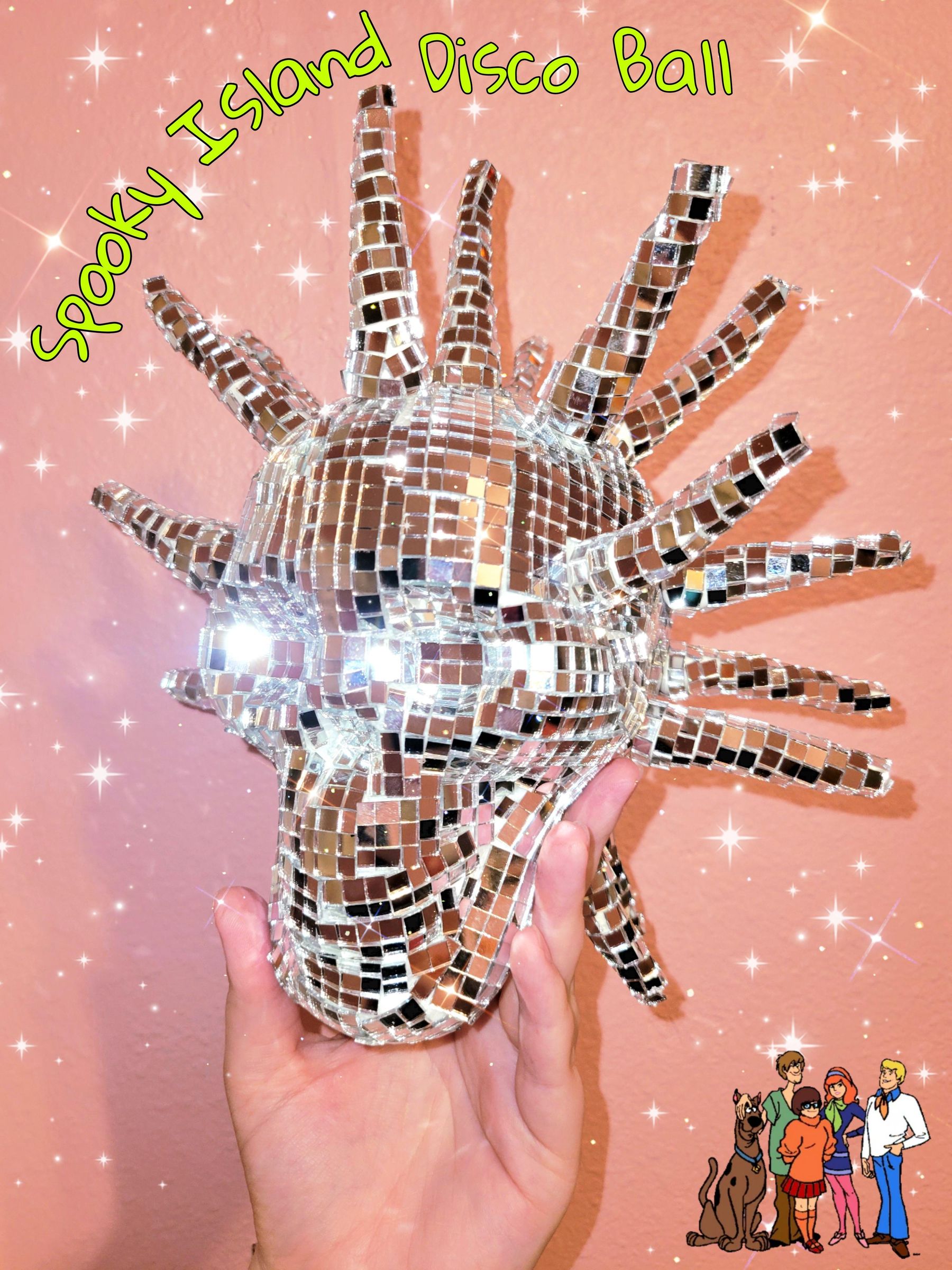 Scooby Doo Spooky Island Disco Ball Skull : 4 Steps (with Pictures ...