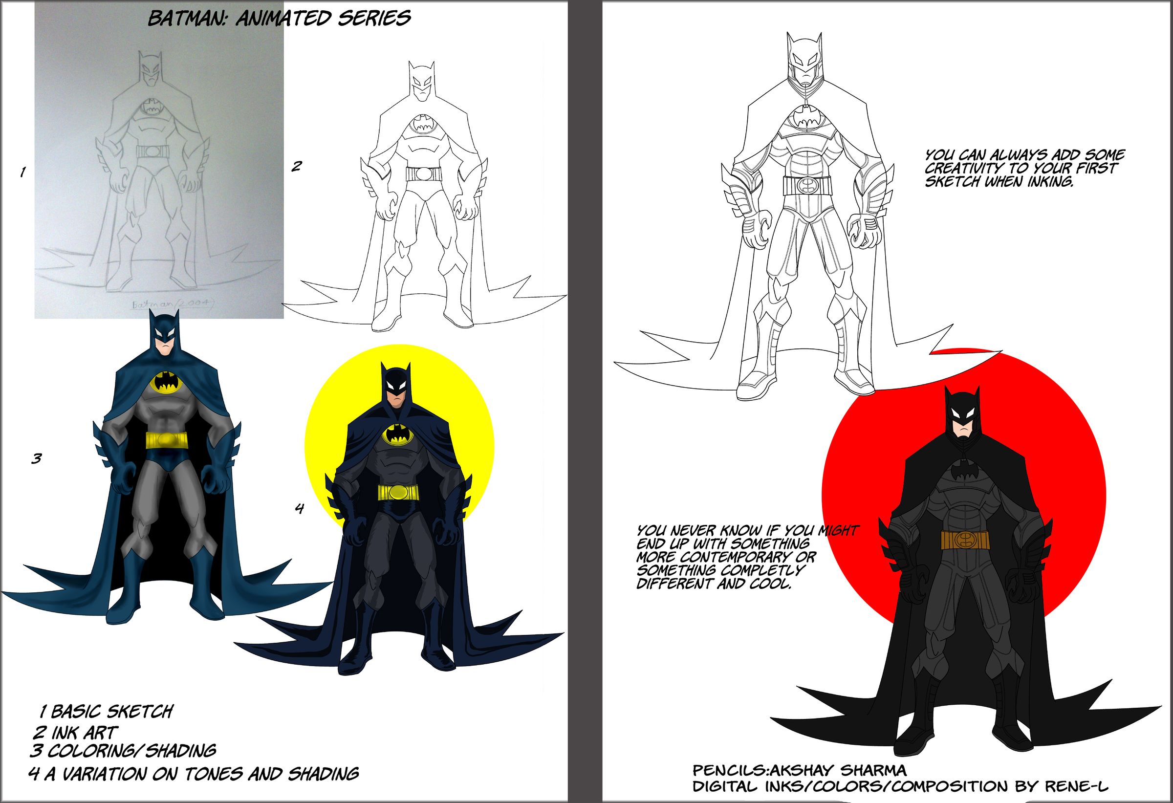 Batman Digital Inking AndColoring - Instructables