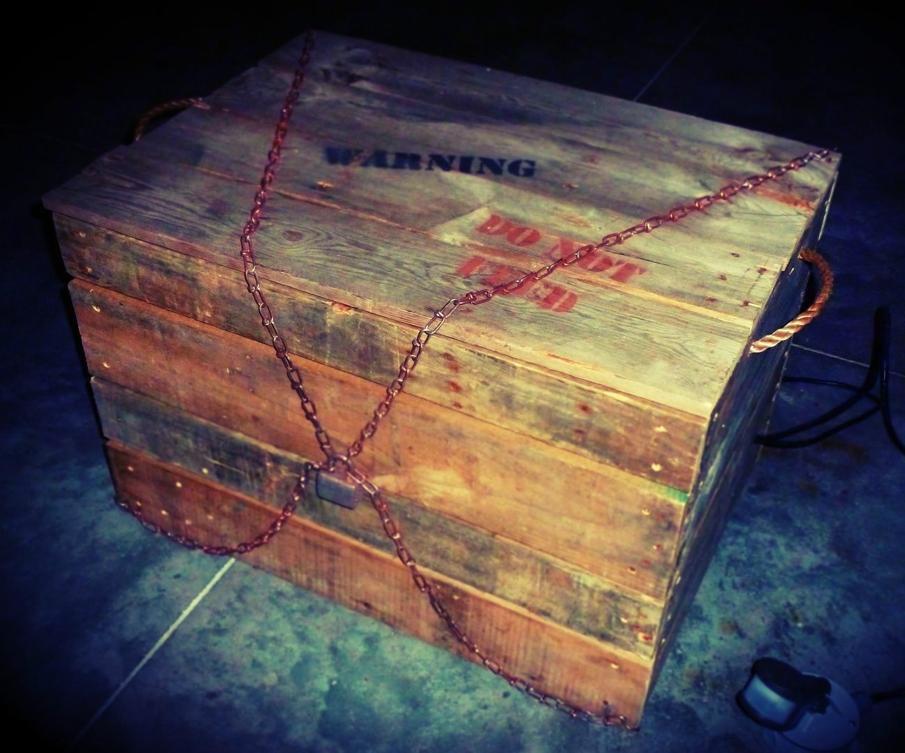 Monster in a Box, Haunted House Halloween Prop : 6 Steps (with Pictures ...
