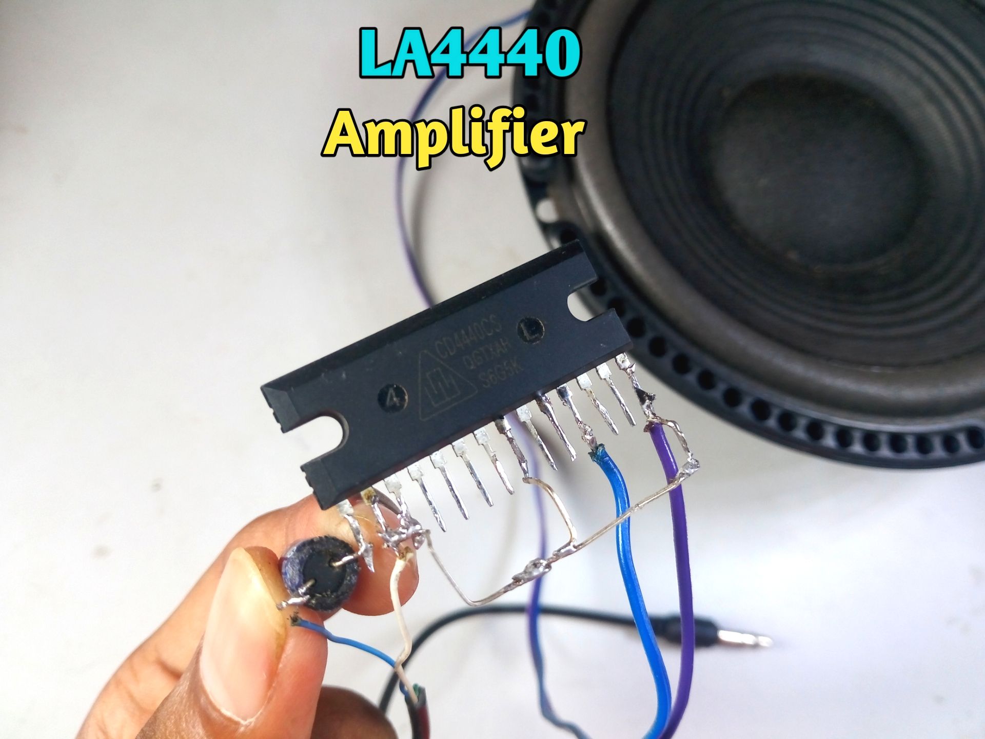 LA4440 IC Audio Amplifier : 7 Steps - Instructables