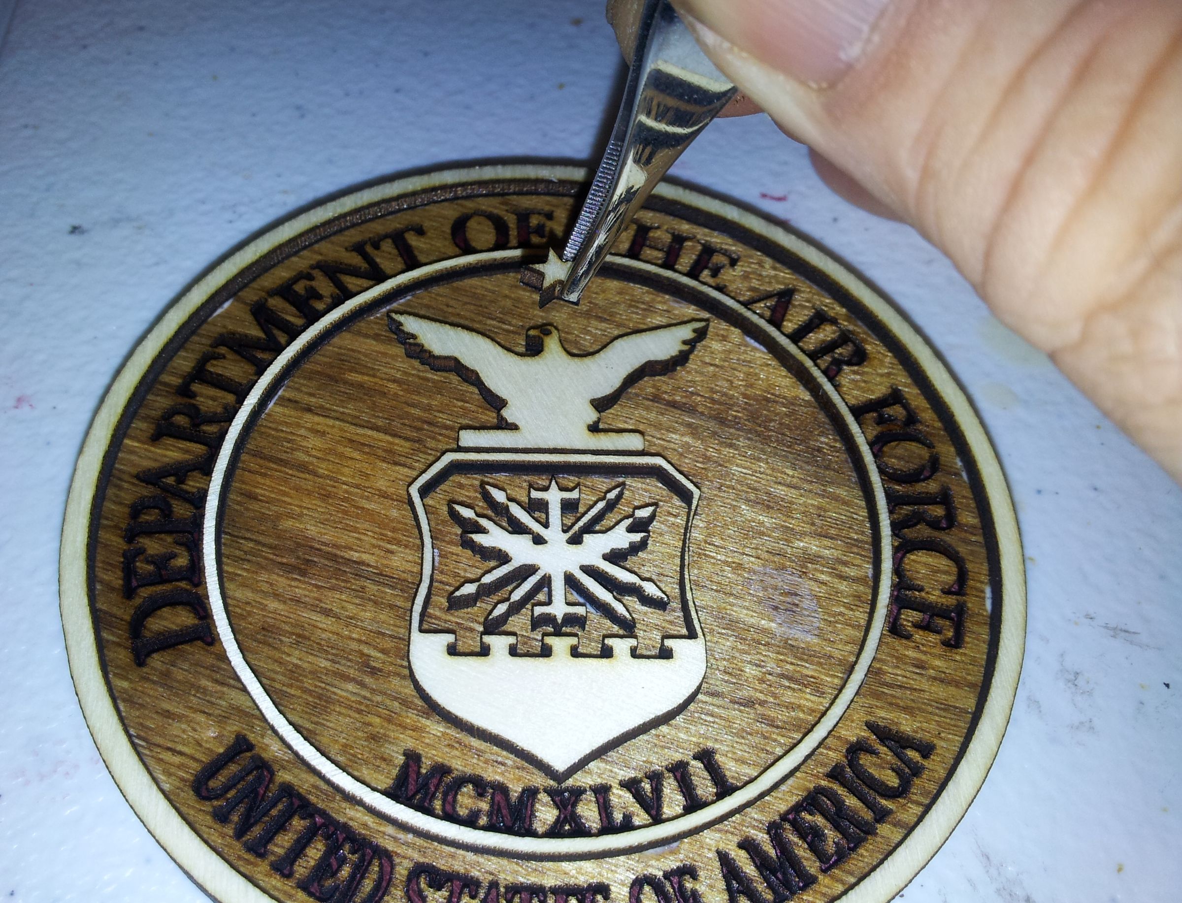 Laser Cut Air Force Emblem : 3 Steps - Instructables
