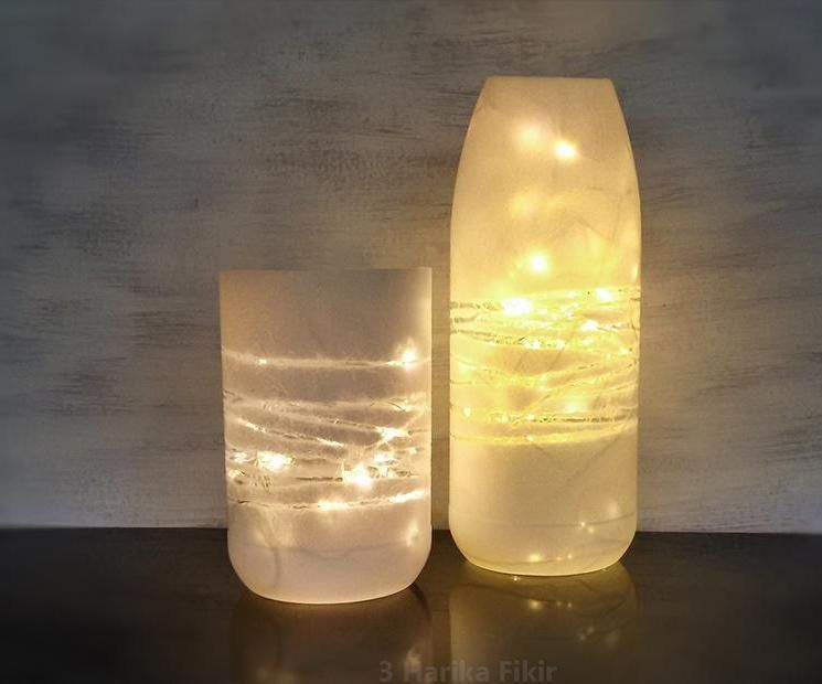 Room Decor Idea With Plastic Bottle and Led Light : 7 Steps - Instructables