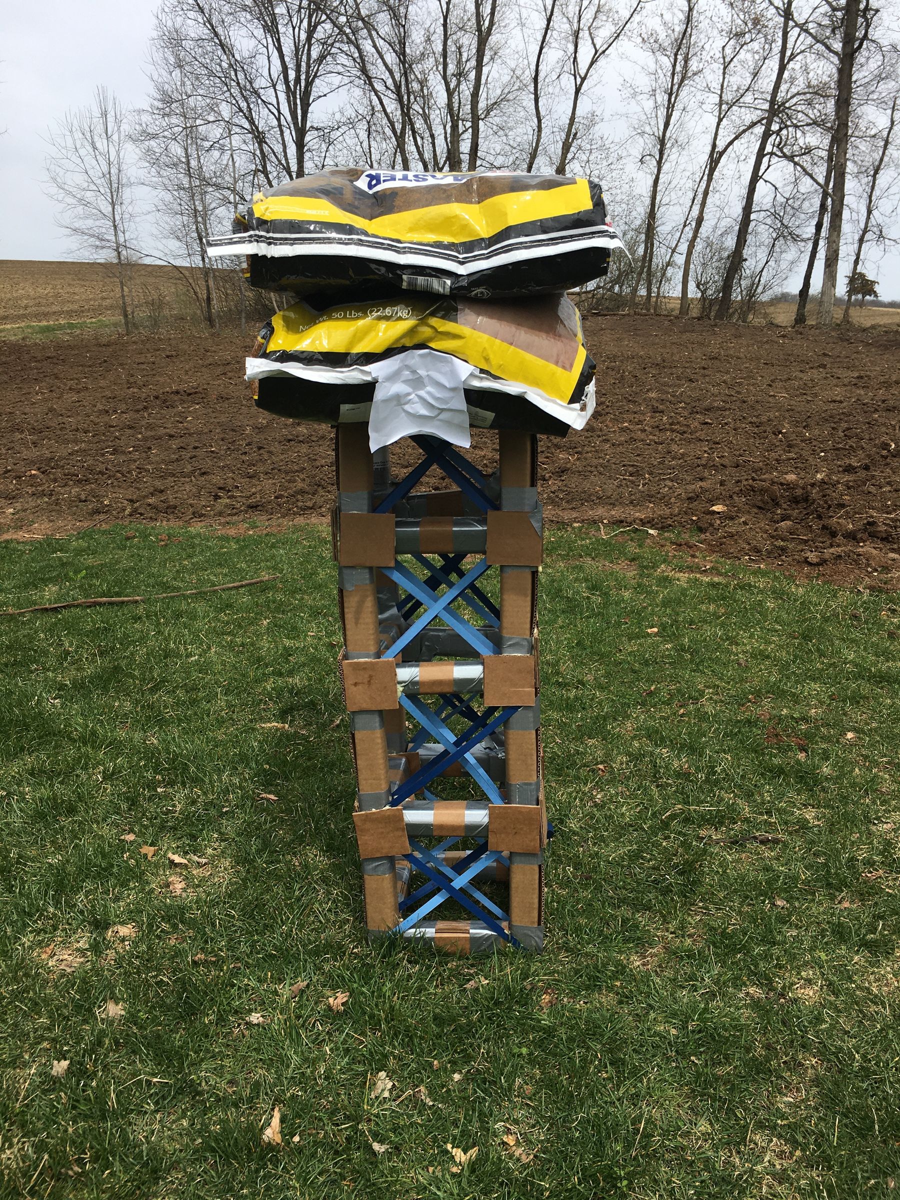 Strong and Simple Cardboard Tower : 5 Steps - Instructables