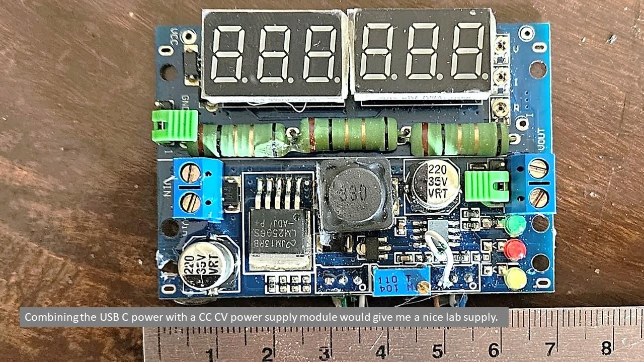 How to Make a USB-C Based 1-25V, 0-2A Lab Power Supply : 6 Steps ...