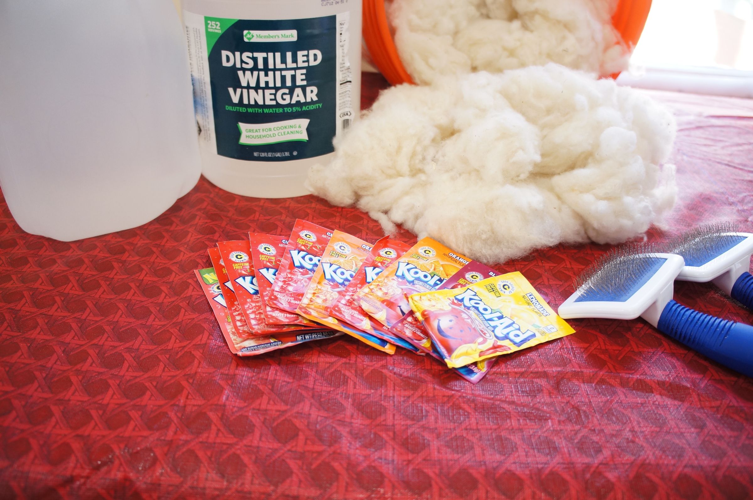 How to Process Card and Dye Raw Wool : 12 Steps (with Pictures ...