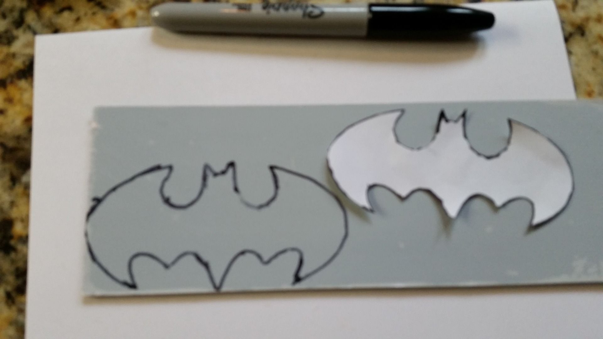Bat Signal - Made From LED Floodlight, PVC Frame, and Whiteboard : 6 ...