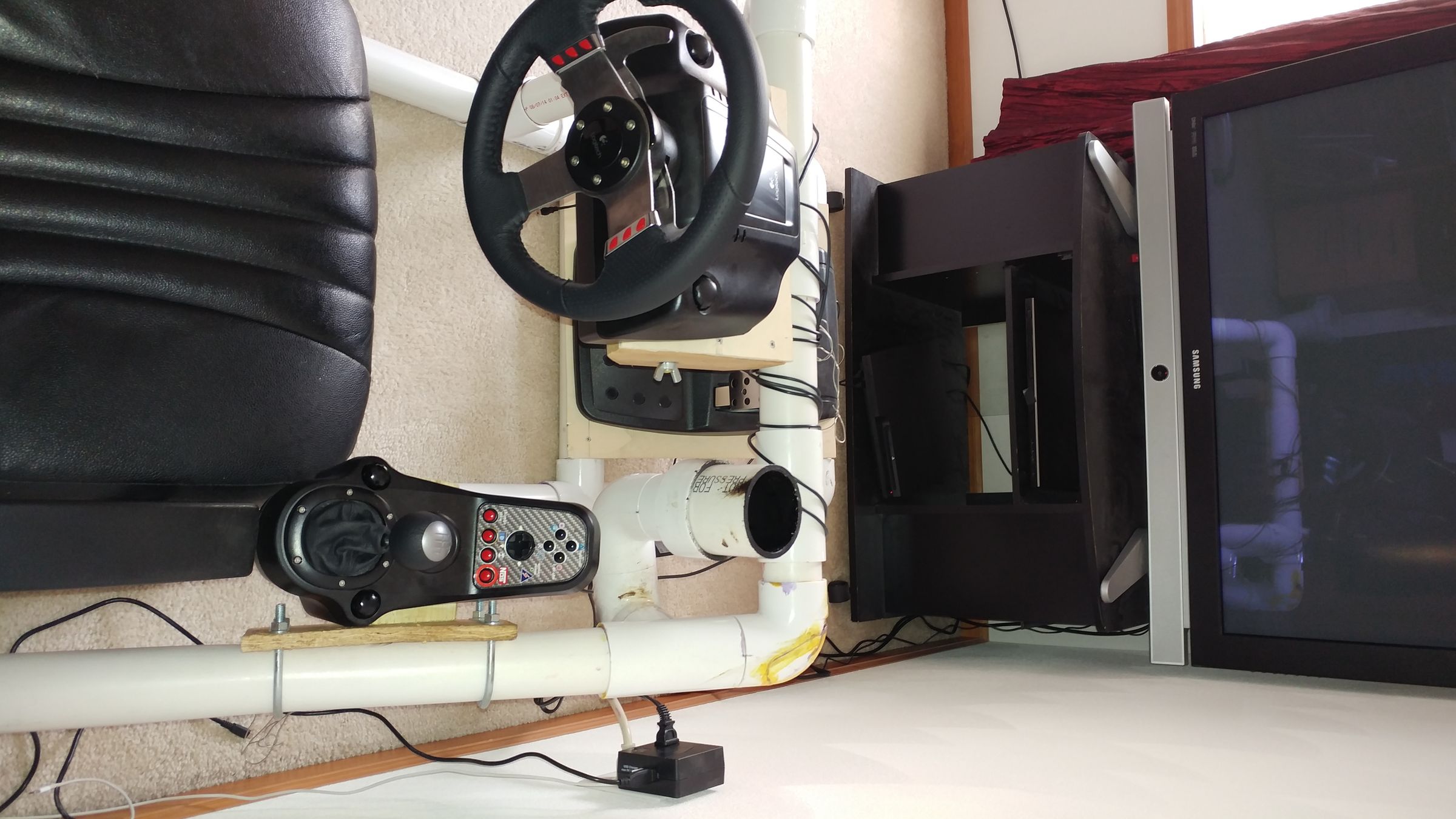 PVC Racing Simulator Pod : 5 Steps (with Pictures) - Instructables