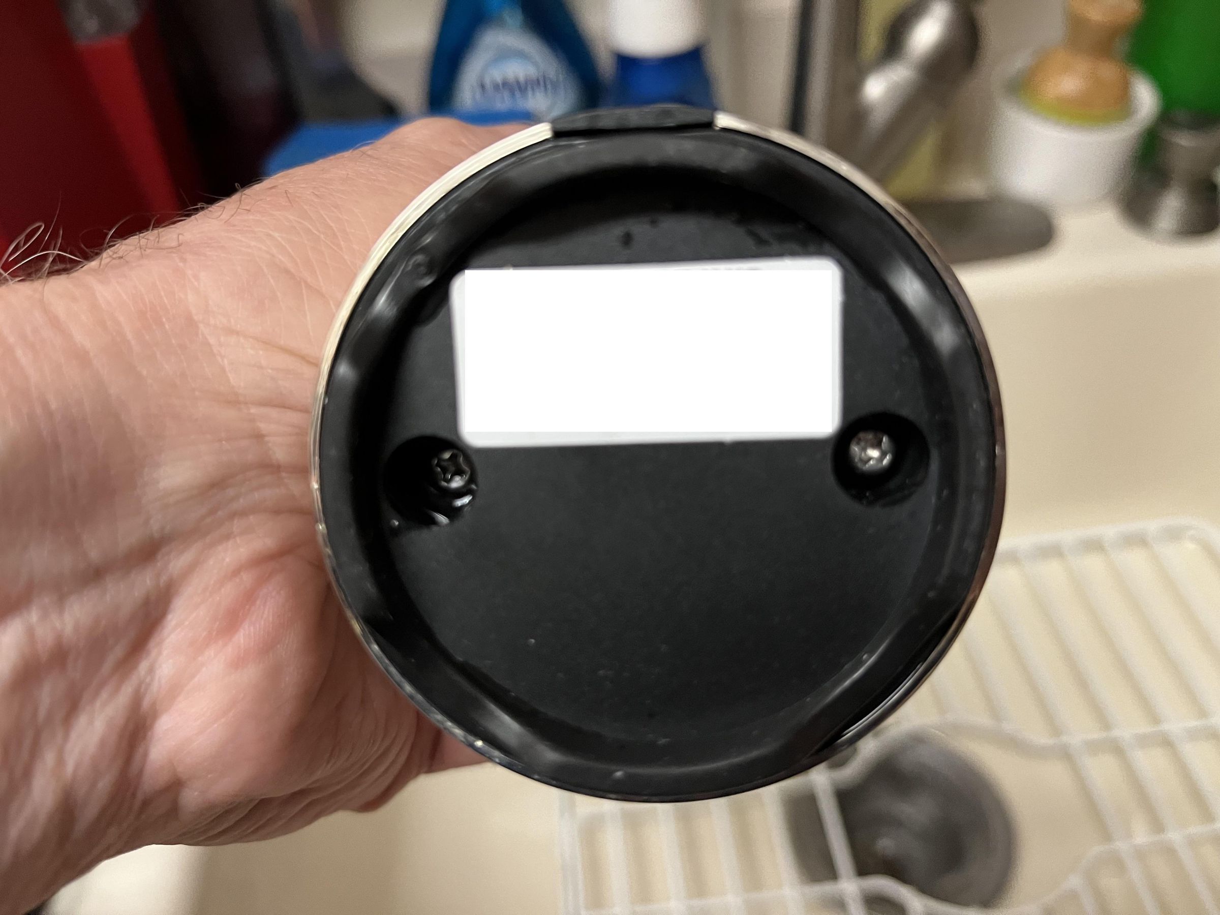 Clearing a SimpleHuman 8 Oz. Stainless Steel Rechargable Soap Dispenser ...
