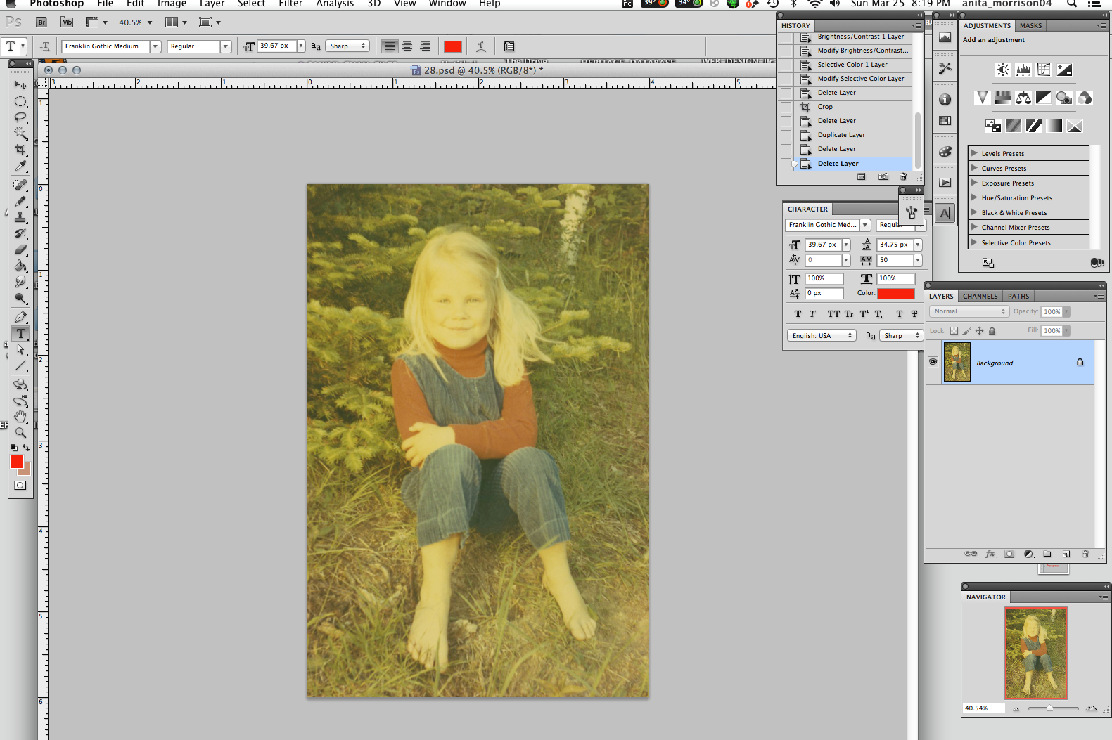 Quickly Restore an Old Photo in Adobe Photoshop. : 10 Steps - Instructables