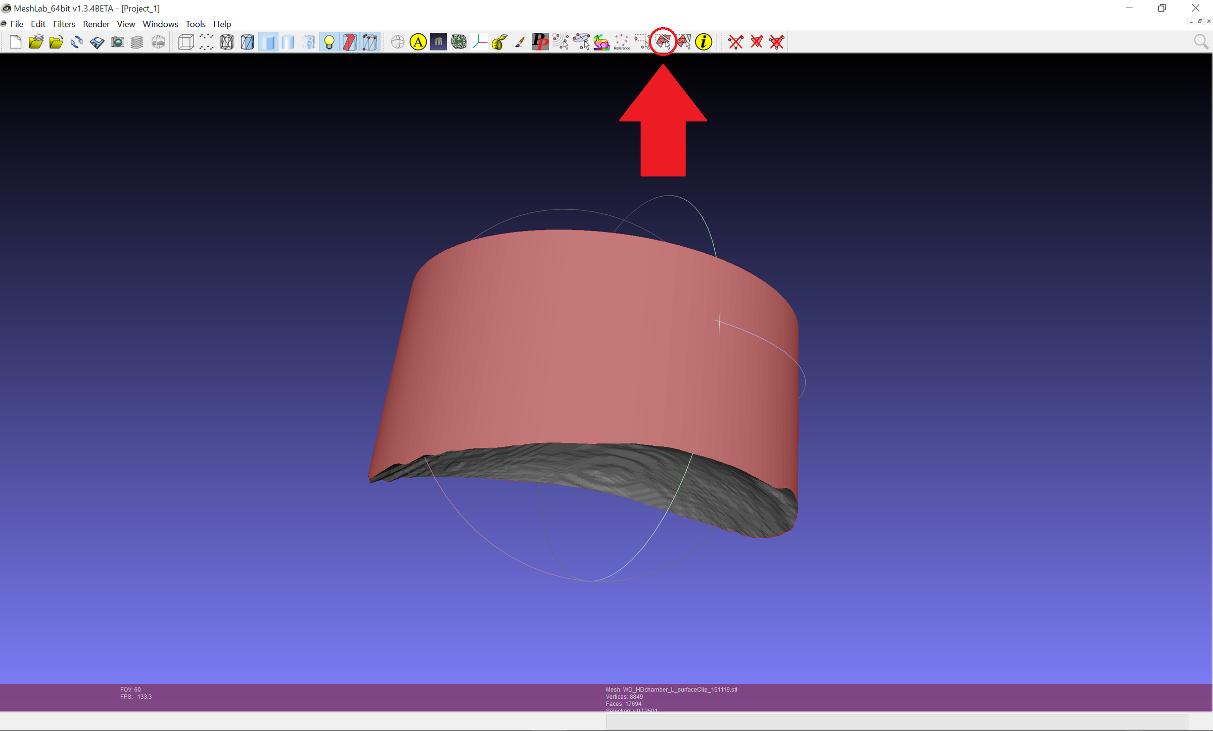 How to Convert Brainsight Custom Skull Surface (.stl) File to Autodesk Inventor (.ipt) File : 9 ...