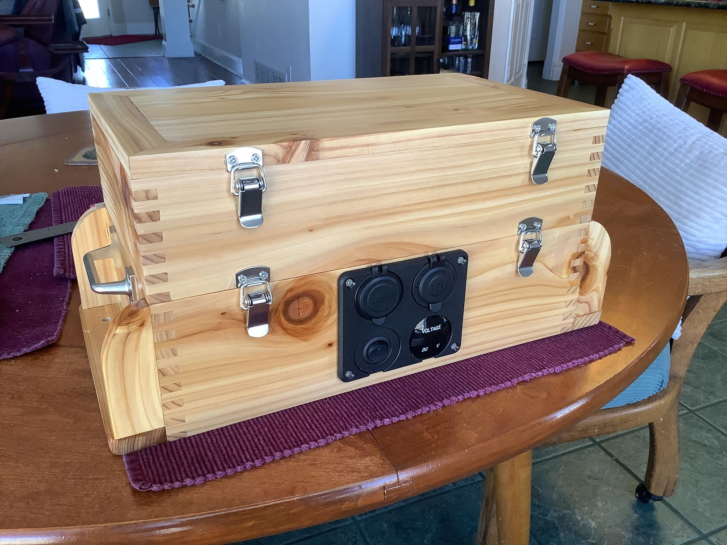 Cedar Power/Tackle Box for Kayak Fishing : 14 Steps (with Pictures ...