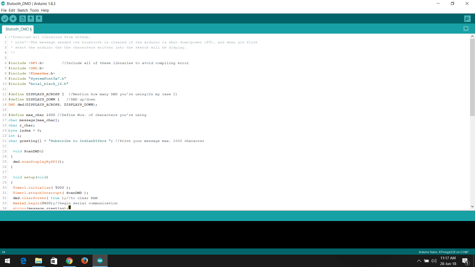 How to Make Scrolling Display Using Arduino and Bluetooth : 4 Steps ...