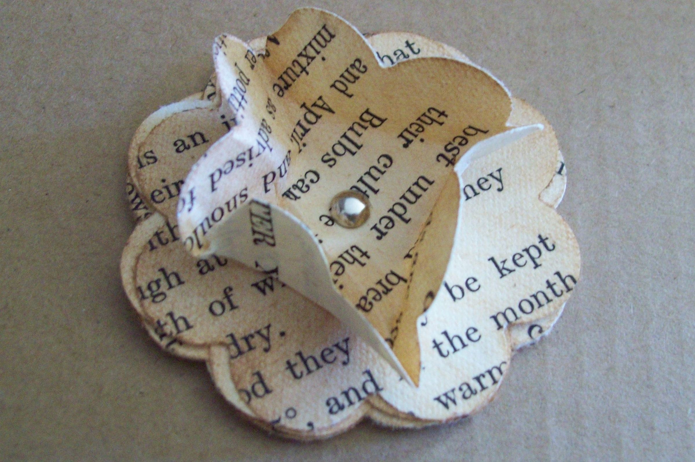 Book Page Topiary : 4 Steps (with Pictures) - Instructables