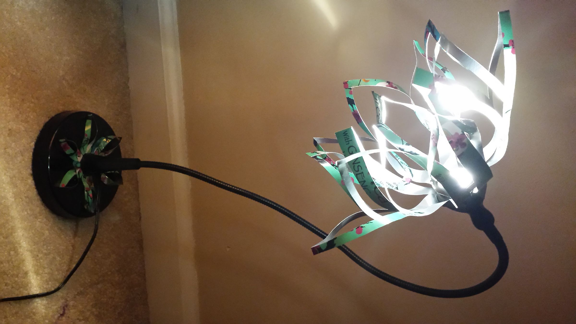 Sheet Metal Flower Lamp : 8 Steps (with Pictures) - Instructables