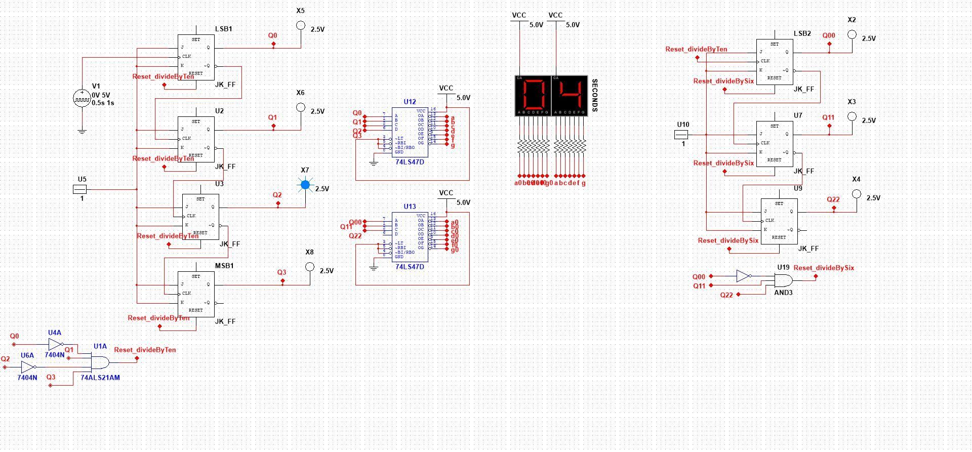 Digital Clock Using Crystal Oscillator & Flip Flops : 3 Steps ...