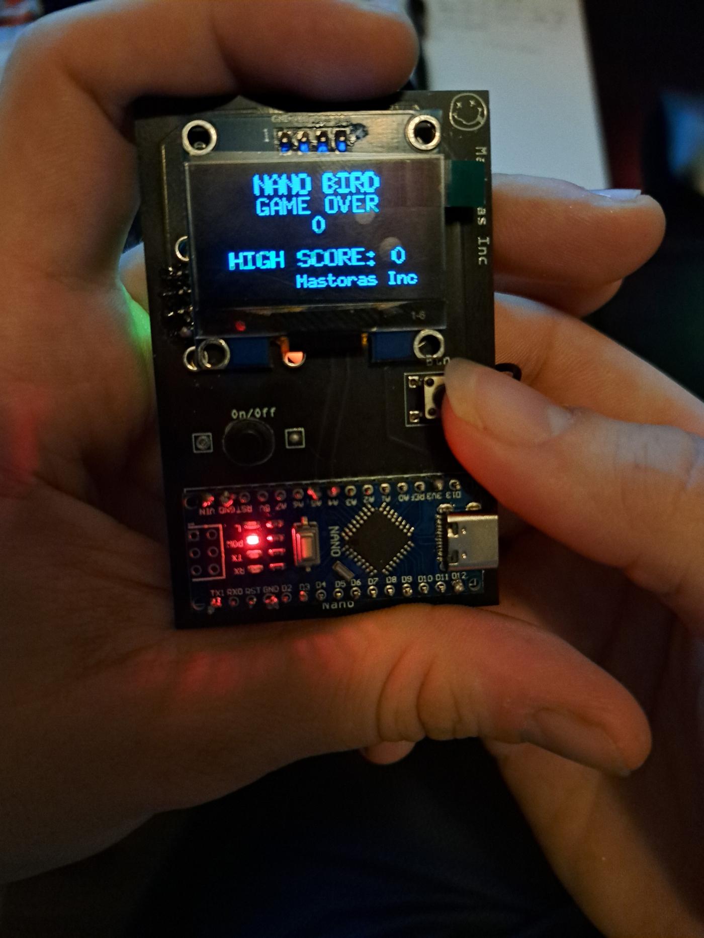 Single-Button Game Console With Arduino and PCB : 6 Steps (with ...