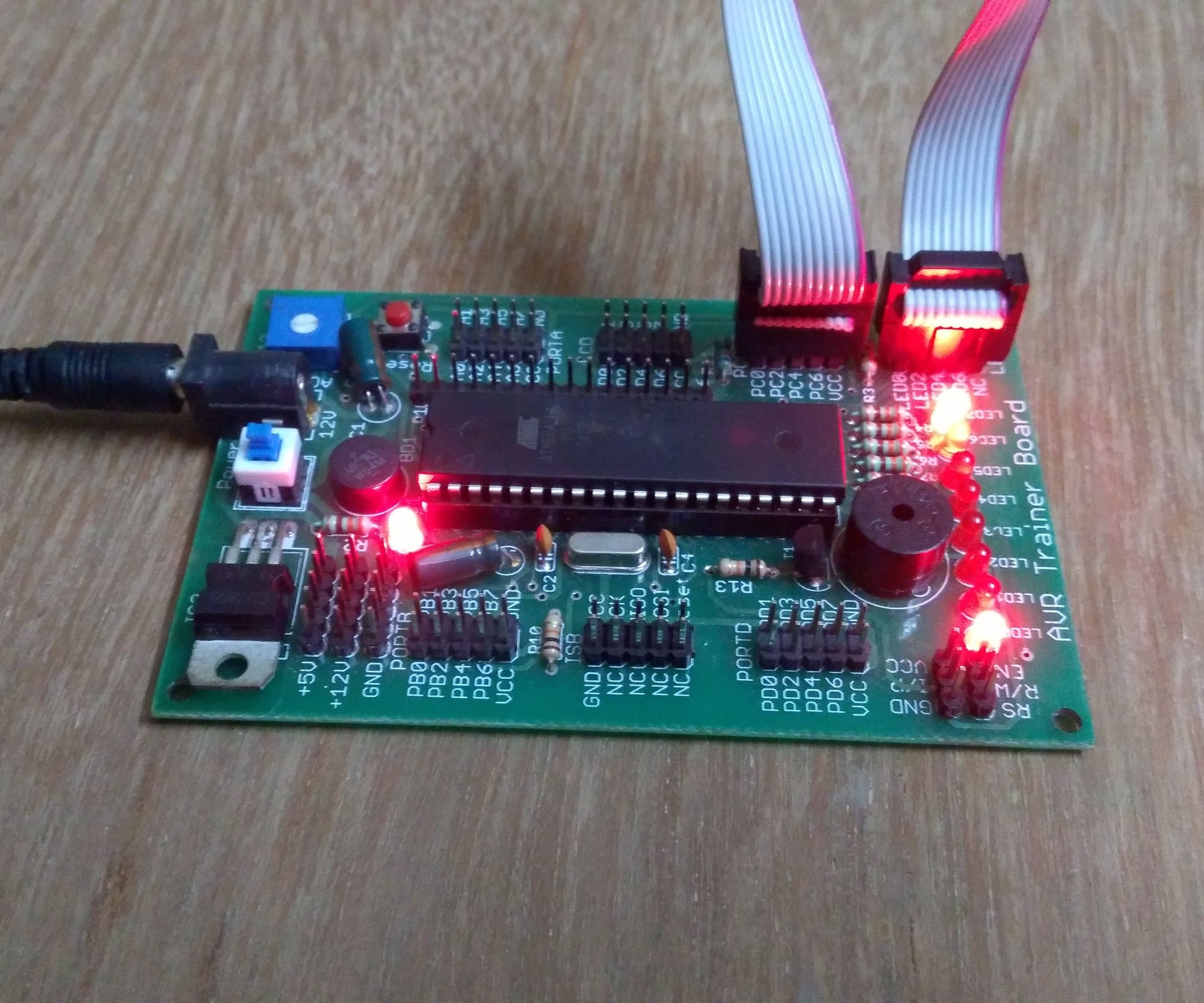 Led Pattern2 Using Atmega16 4 Steps Instructables 