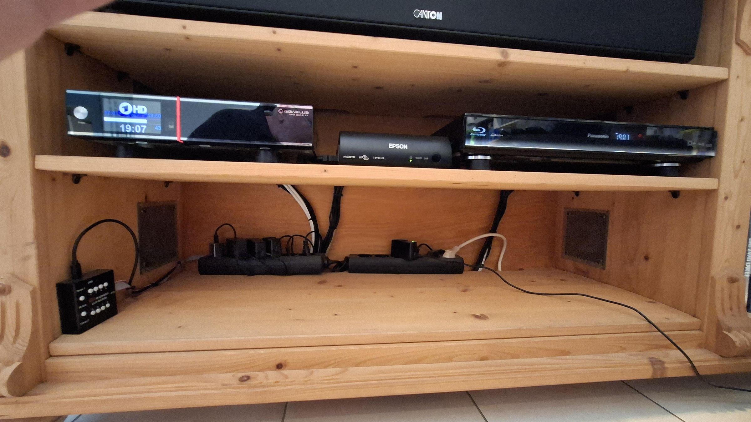 Build a Promoterism Media Sideboard With Integrated TV Lift, Cable ...