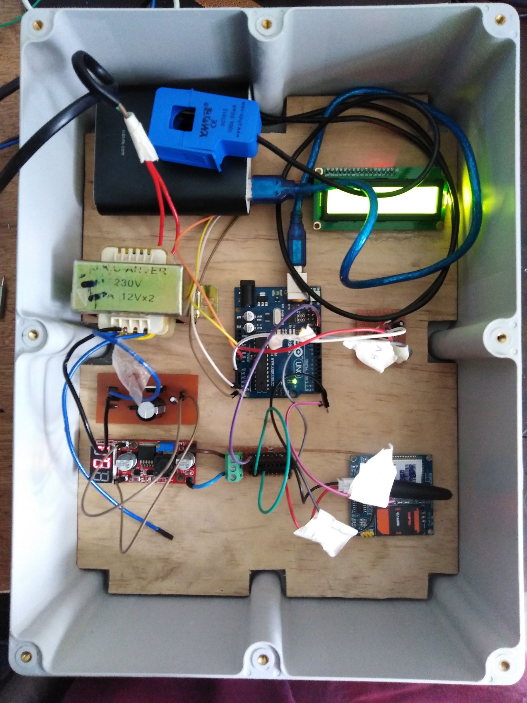Current Meter, Network Frequency and Non-invasive Power : 14 Steps ...