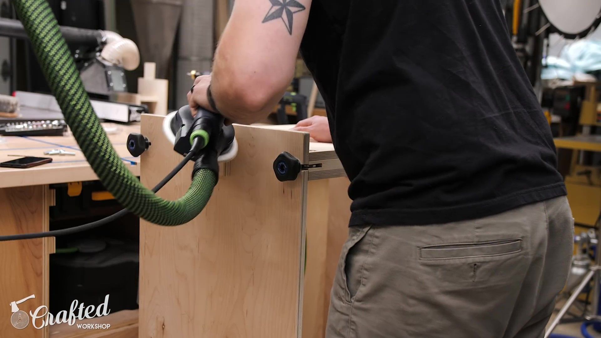 How to Build a DIY Flip Top Tool Stand Workstation // Woodworking Shop ...