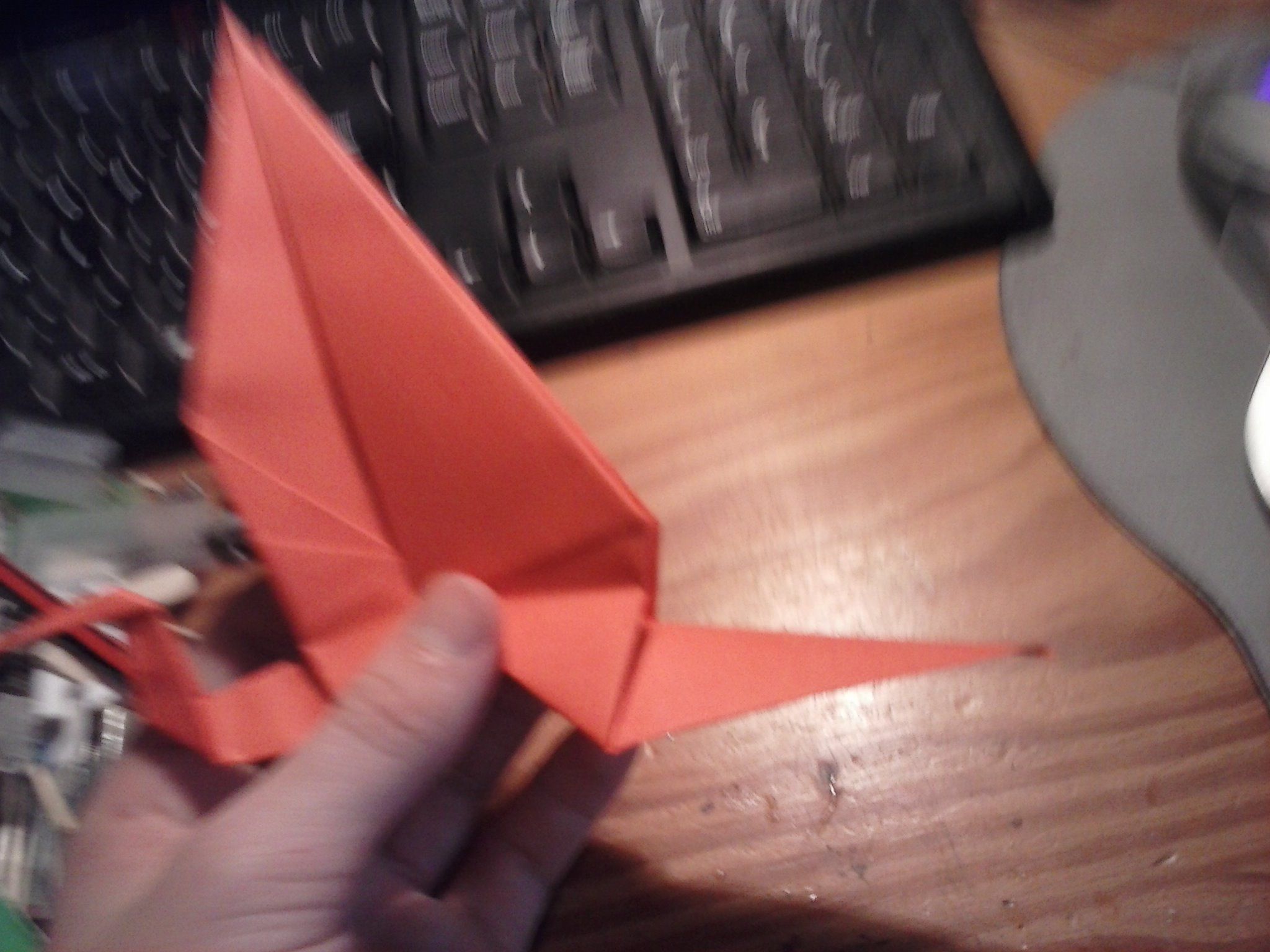 Origami Heron With Flapping Wings : 5 Steps - Instructables