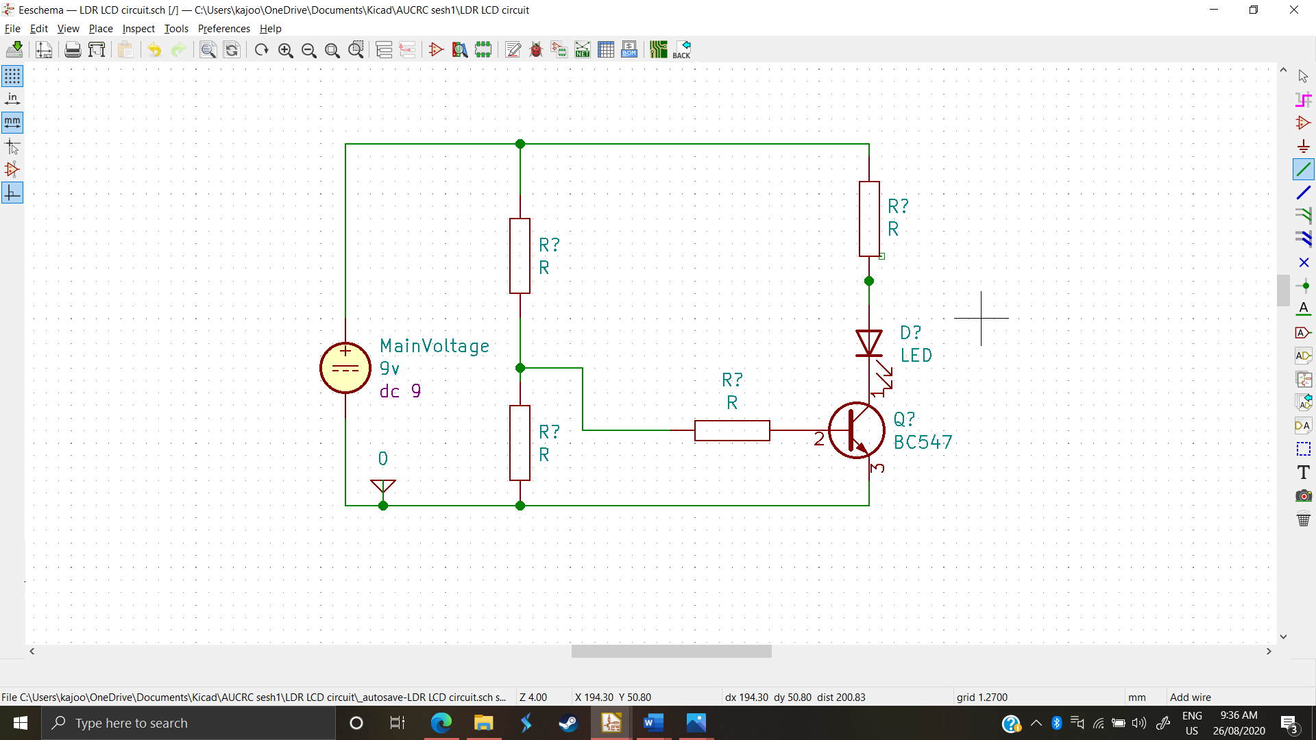 Simulating a KiCad Circuit : 7 Steps - Instructables