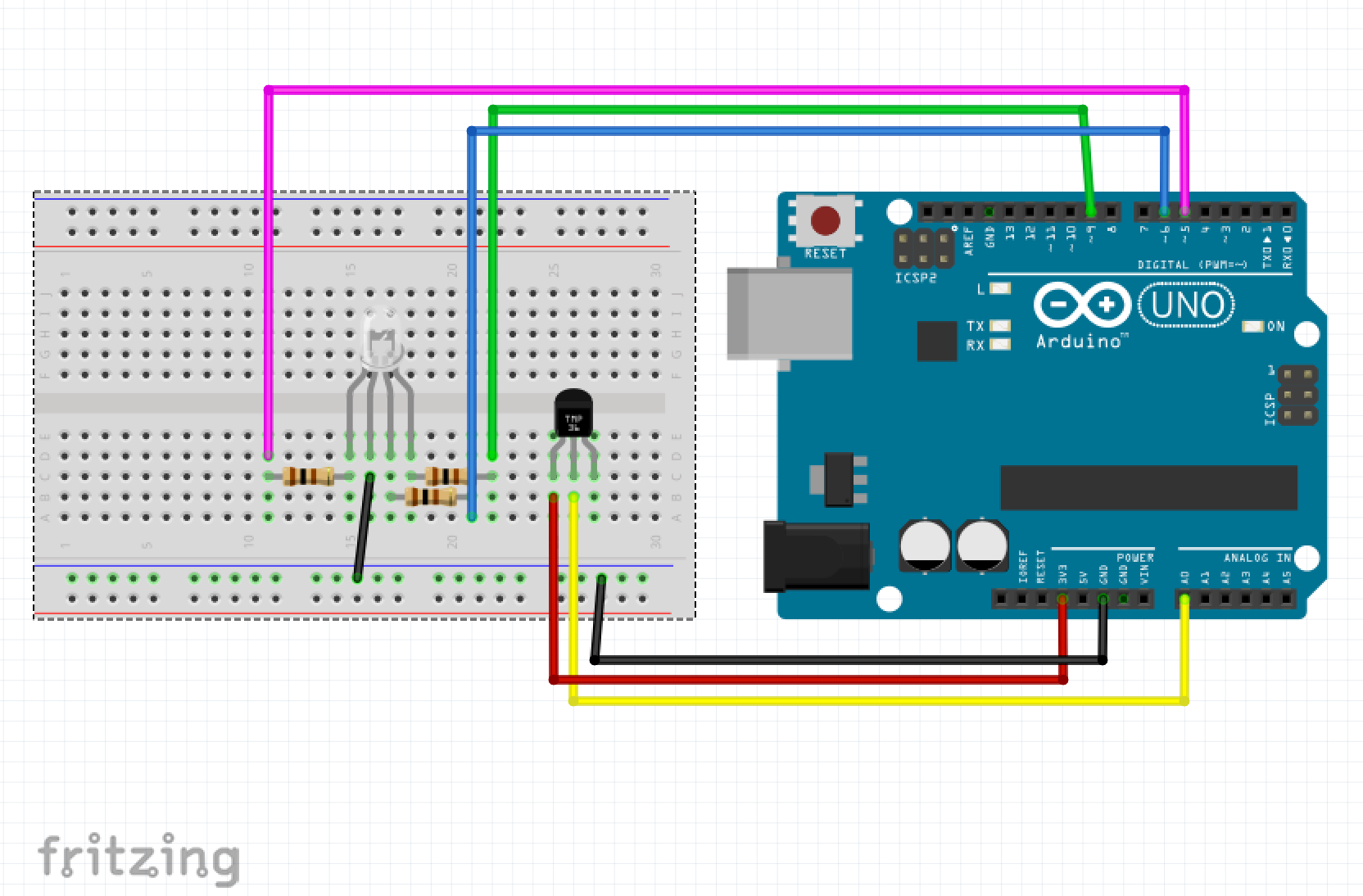 RGB LED Temperature Indicator : 4 Steps (with Pictures) - Instructables