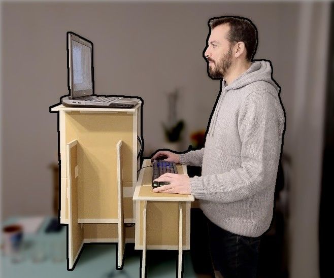 Cardboard Standing Desk - Instructables