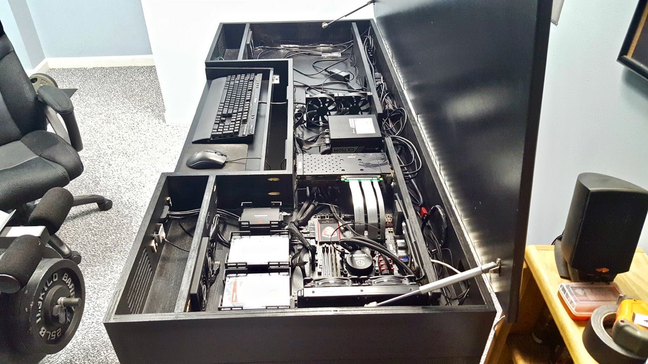 Building a Computer Desk / DIY Desk PC : 20 Steps (with Pictures ...