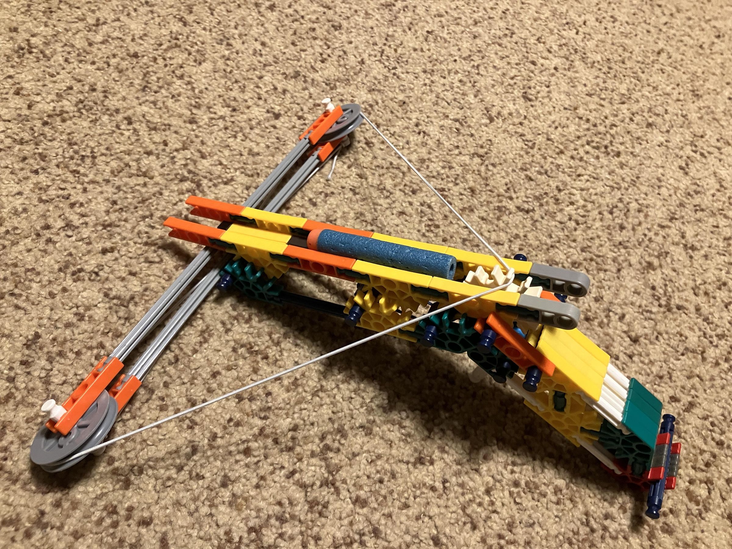 The Shortbow: a K'nex Nerf Crossbow Pistol : 3 Steps - Instructables