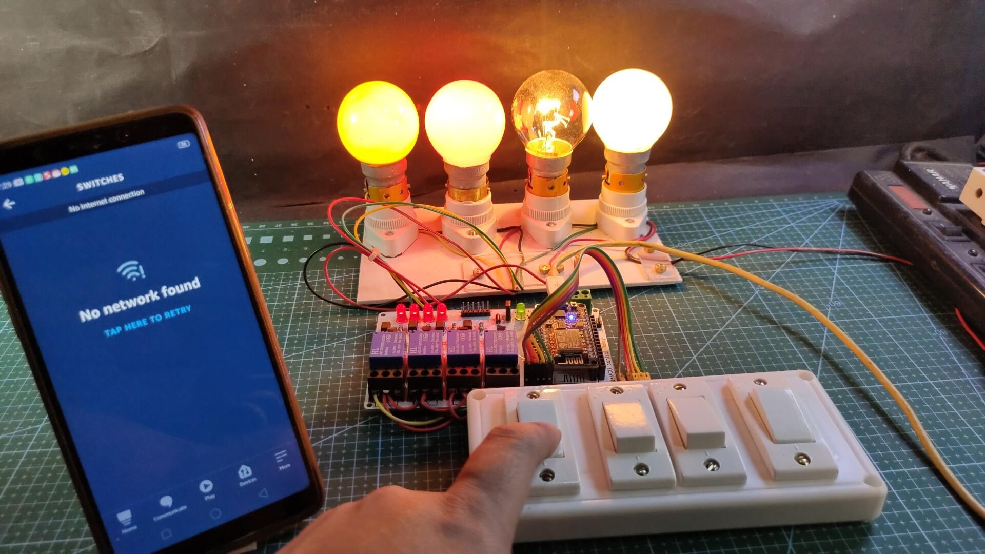 NodeMCU ESP8266 Alexa App Voice Control Smart Home System IoT Projects ...