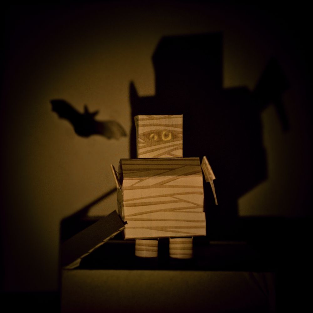 Free Halloween Mummybot Papercraft : 11 Steps (with Pictures ...
