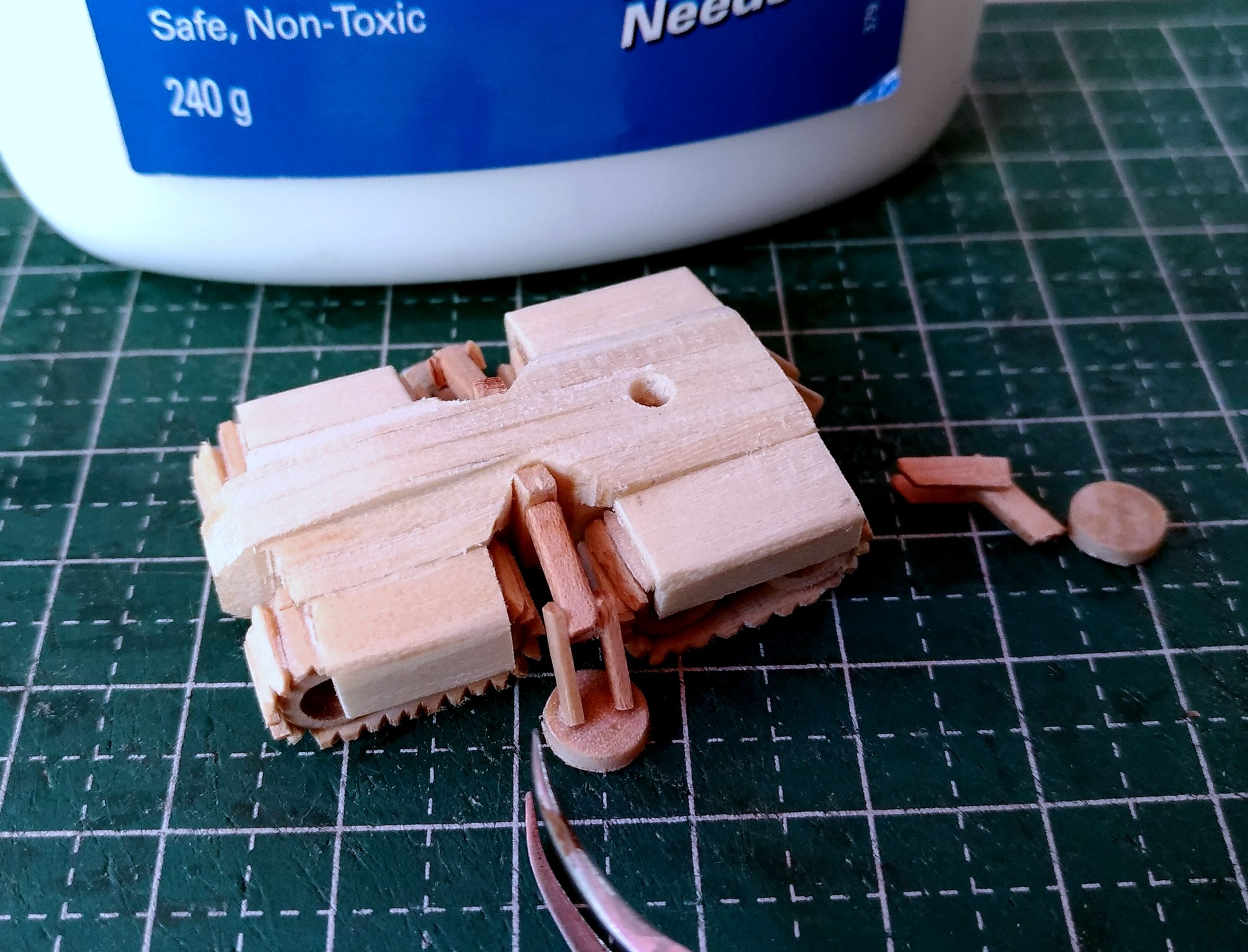 Starcraft 1 Terran Siege Tank Mini Popsicle Stick Model : 5 Steps (with ...