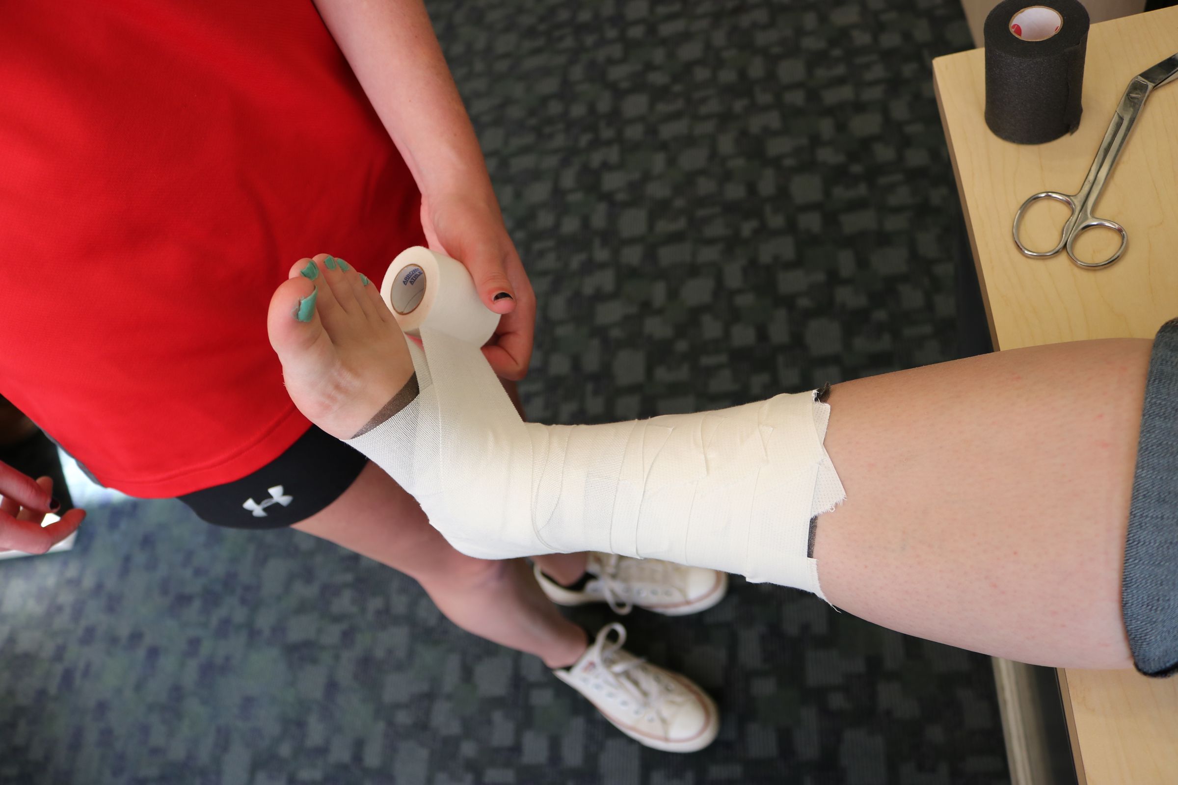 Ankle Taping Made Easy : 17 Steps (with Pictures) - Instructables