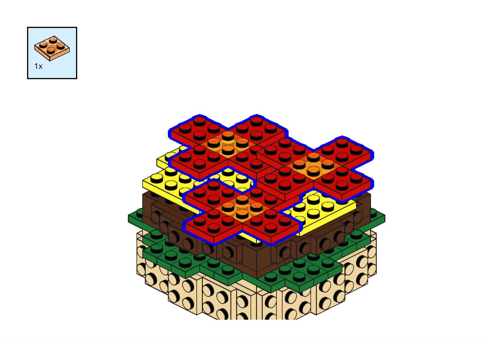 How to Make a Cheese Burger Out of LEGOs - Tutorial : 9 Steps (with ...