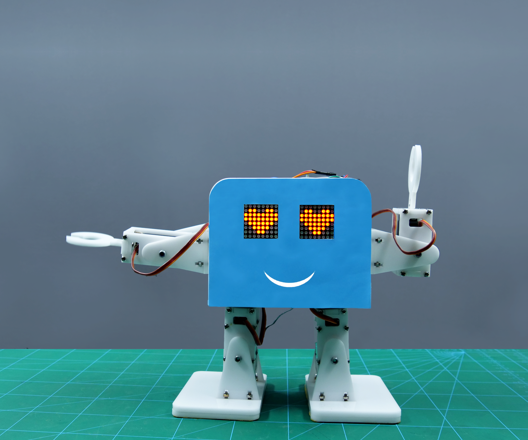 Make Smartphone Controlled Humanoid Bipedal Robot Using Evive- Arduino ...
