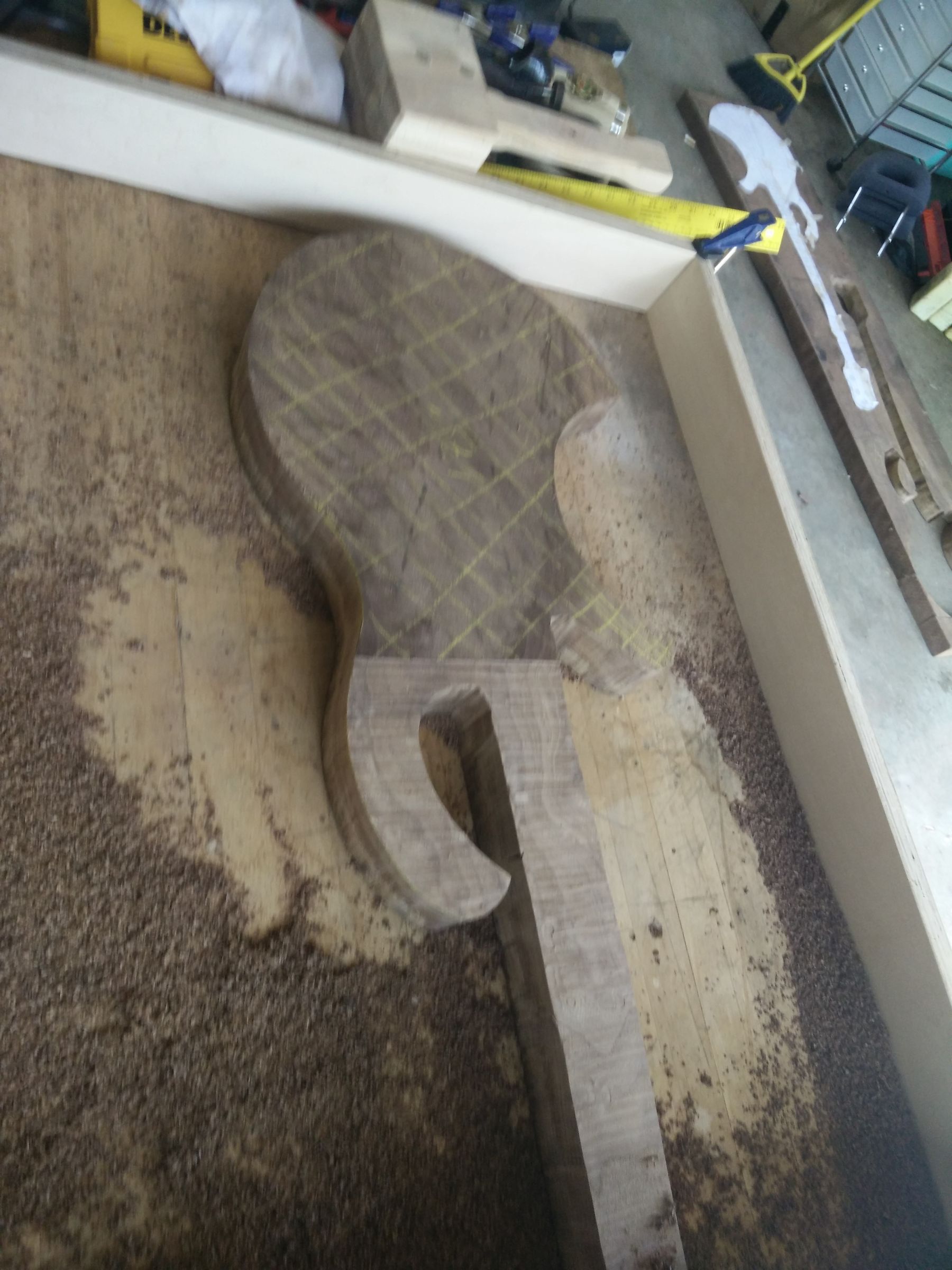 Twin Bass and Guitar From a Slab of Walnut : 22 Steps (with Pictures ...