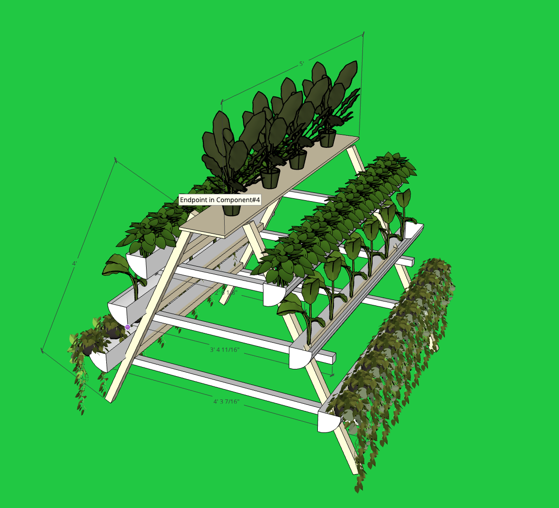 DIY Vertical Gutter Garden W/ Auto Water System : 8 Steps (with ...