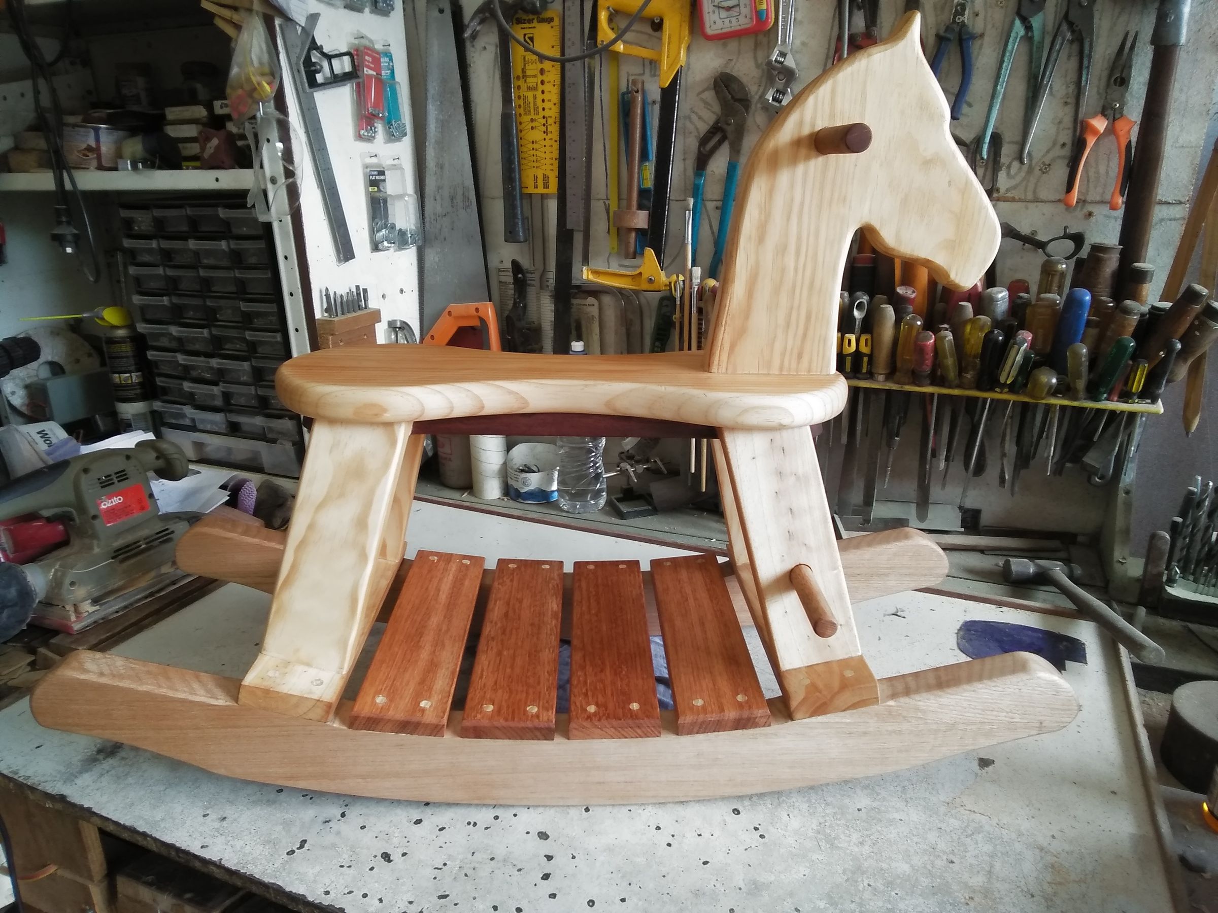 Rustic Rocking Horse From Store Bought Timber : 5 Steps (with Pictures ...